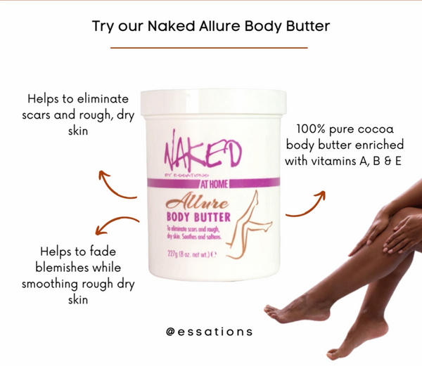 Allure Body Butter for Dry Skin - Naked by Essations